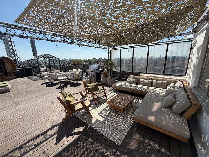 Devine Penthouse - Rooftop Terras / Sauna /Icebath - Amsterdam