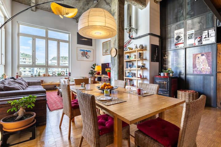 Cozy Urban Loft With Turin City Views - Turim
