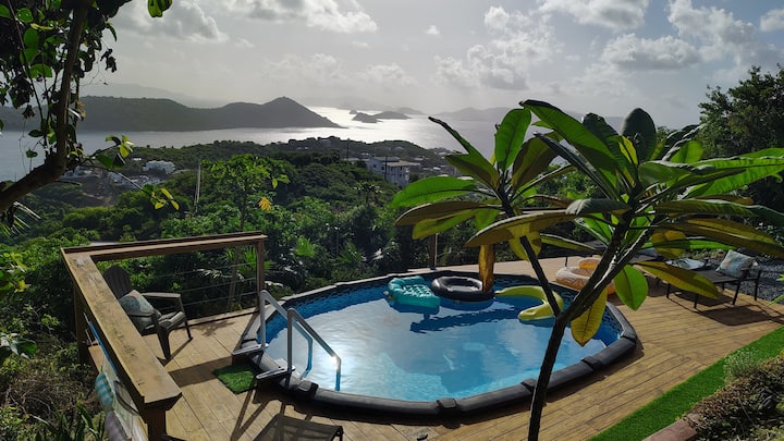 Comfortable Studio W/ Views! A/c, Pool,wifi,gym - Saint Thomas