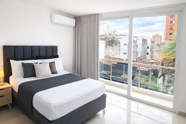 402studio Con Balcón En Zona Top + Ac Y Netflix - Valle del Cauca
