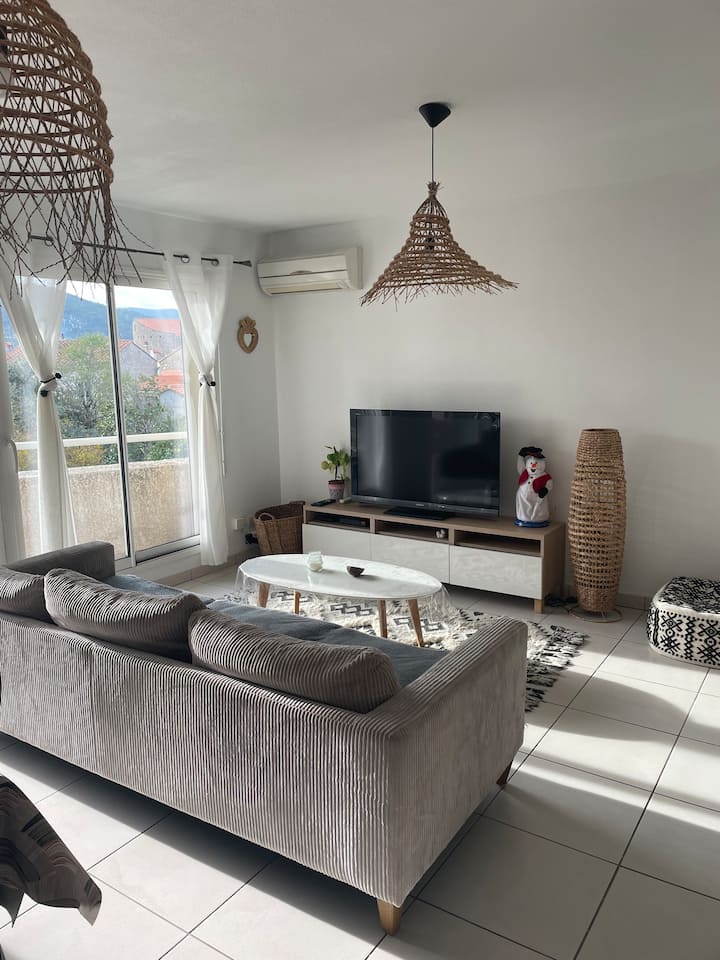 Appartement T3 Climatisé,balcon, Classé 3 ÉToiles - Le Boulou