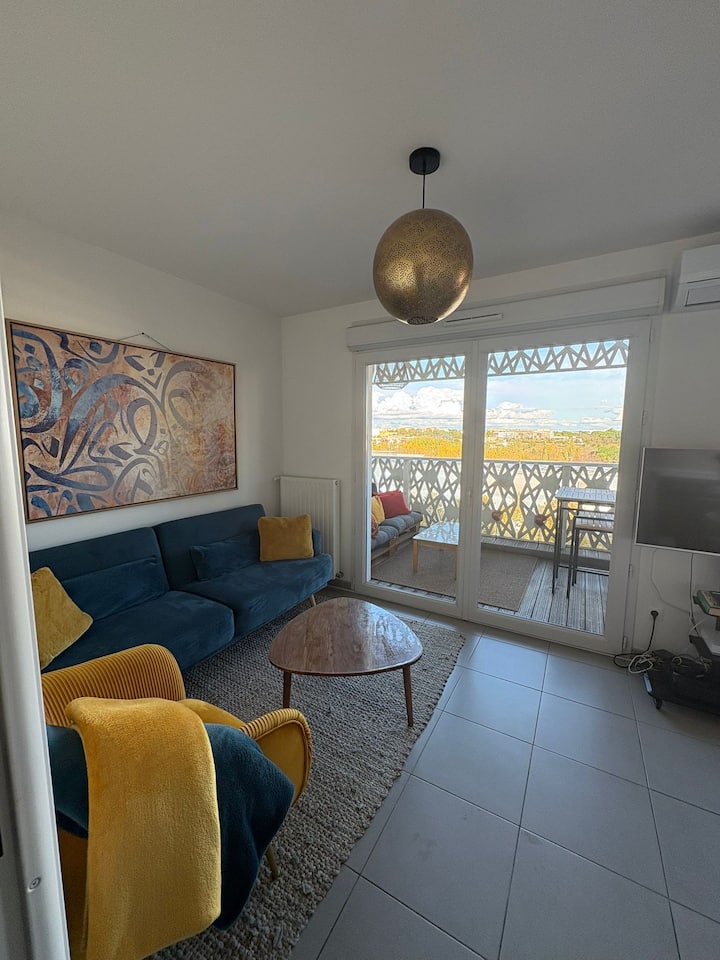 Appart La Mantilla, Wifi, Clim, Parking, Terrasse - Montpellier