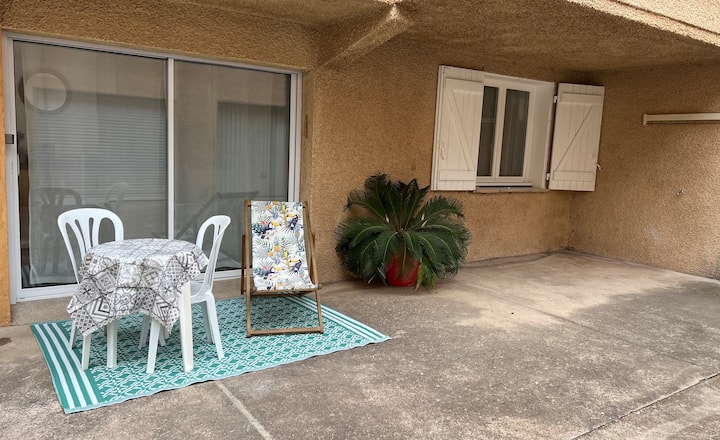 Studio 2pers Au Calme Proche Mer - Valras-Plage