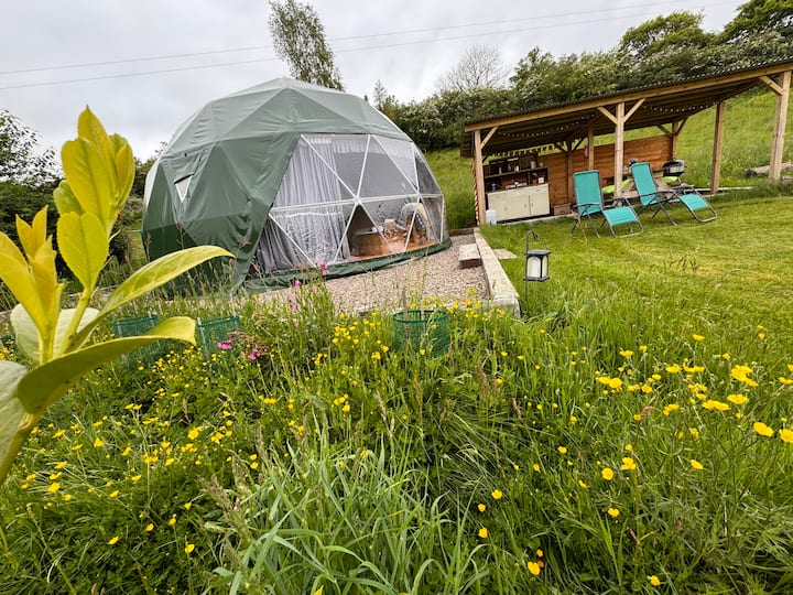'Willow' Stargazing Geodesic Dome - Llanidloes