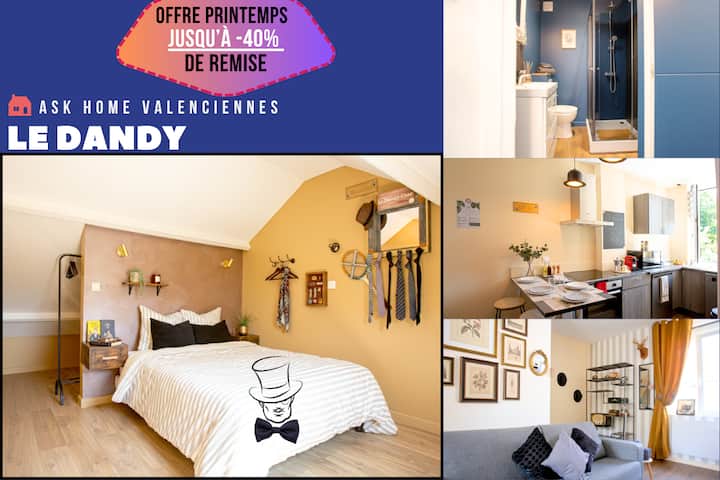 Idéal Pro/couple-wifi Hd-calme-parking Gratuit - Valenciennes