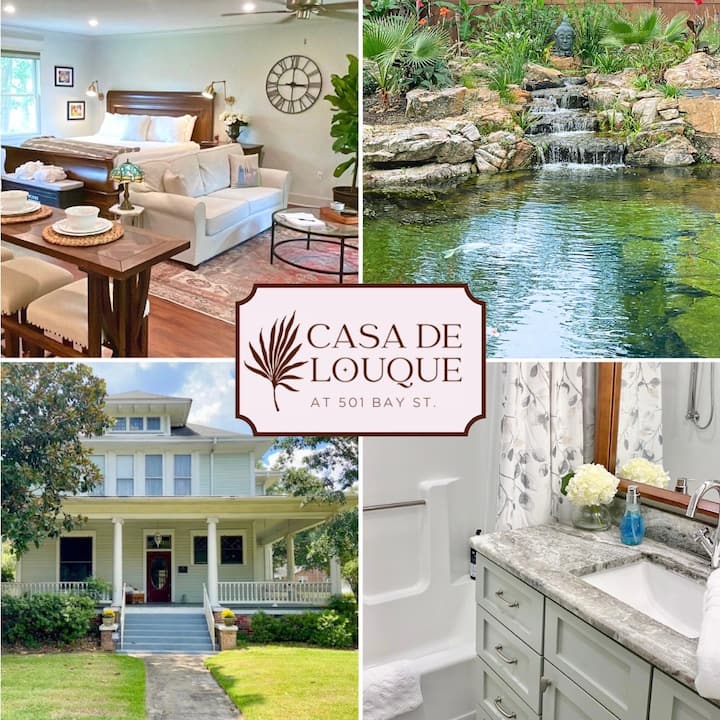 Historic Downtown Carriage House & Oasis - 福雷斯特郡