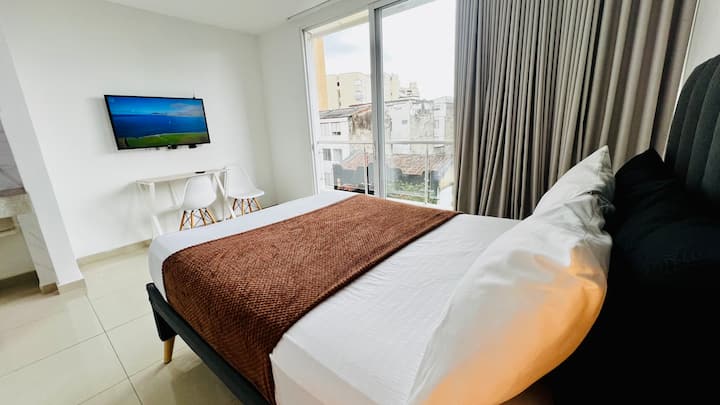 Studio Balcón Aire Netflix Zona Gastronómica 403 - Colombia