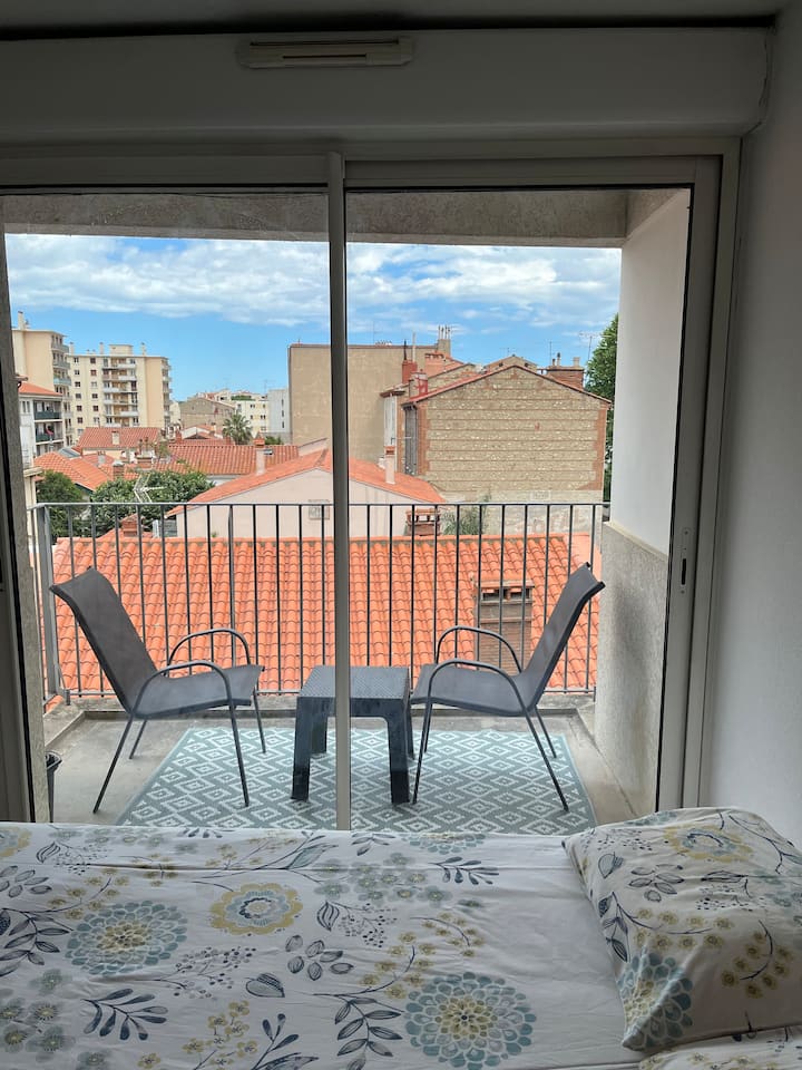Appartement 2 Min Gare, Terrasse, Parking Privé - Perpignan