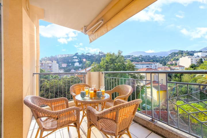 Agréable 3 Pièces - Centre Ville Menton - Parking - Roquebrune-Cap-Martin