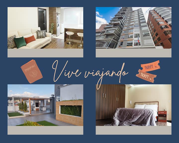 Suite In La Carolina: Urban Life, Subway And Malls - Quito