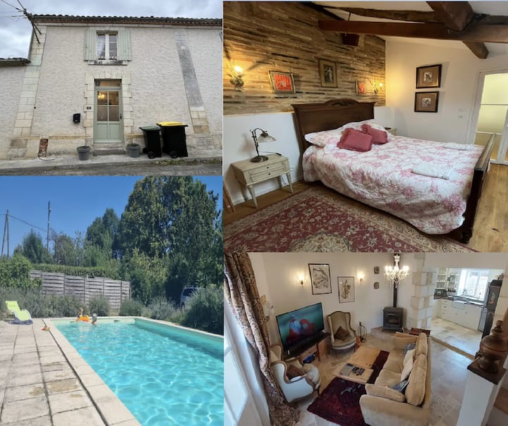 Charming Countryside Home W/ Pool & Garden - Aubeterre-sur-Dronne