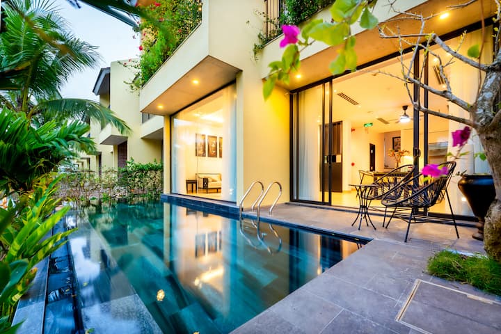 Casa Villa-3brs/pool-river View, 5’ To Ab Beach. - Vietnam
