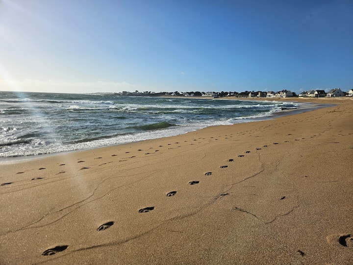 Deux Maisons, Jardin Et Cabine Sur La Plage Batz - Le Croisic