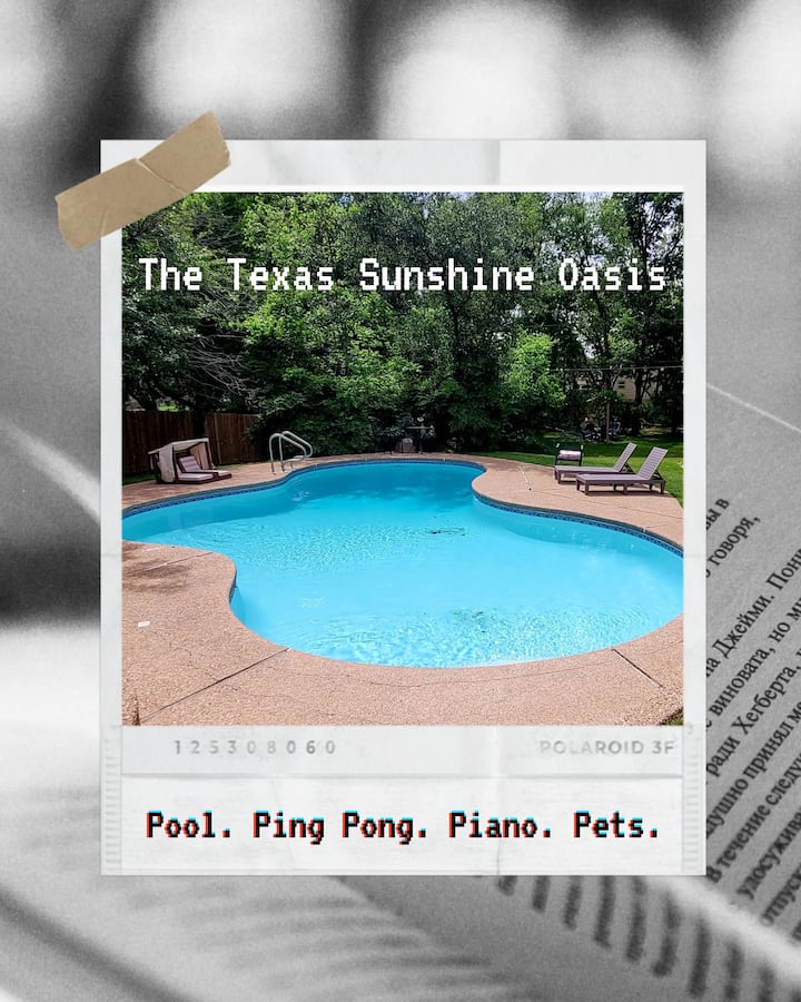 Texas Sunshine Oasis | 10 Min To Waco | Spa Pets - Waco, TX