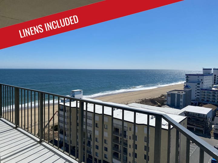 14th Fl. 2 Br, 2 Bath Condo At Oceanfront Building - Ocean City, MD
