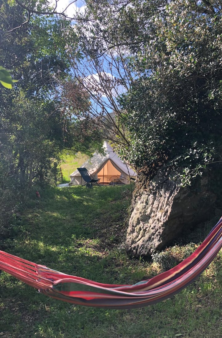 Tente 3 Equipee Sur La  Dolce Via Accès  A Vélo - Ardèche
