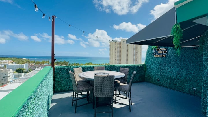 Luxury Tropical Penthouse Ocean View Rooftop - Rio Grande, Puerto Rico