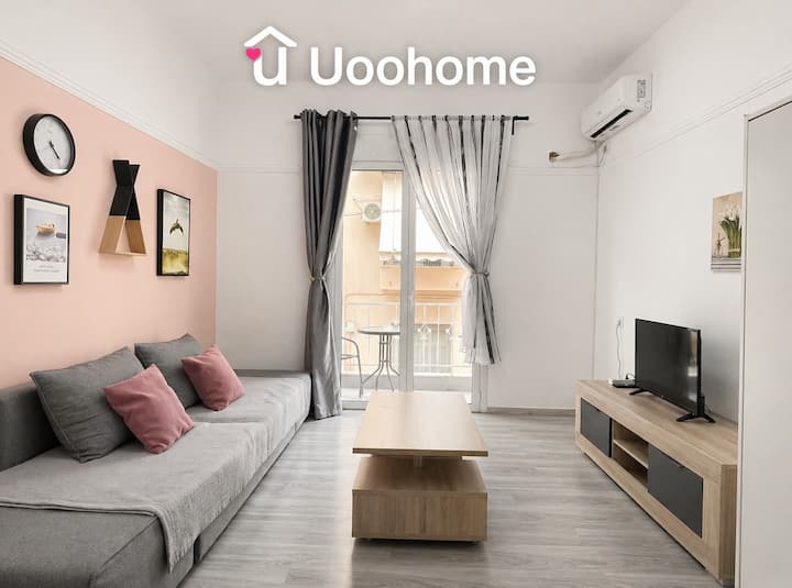 7201 Cozy And Clean Flat Walk 10min To M1 Metro - Athen