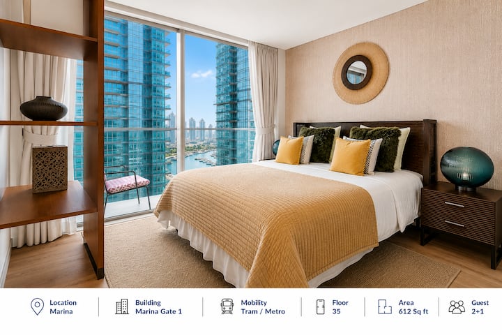 Suite Studio In Jumeirah Living Marina Gate 1 - 迪拜碼頭