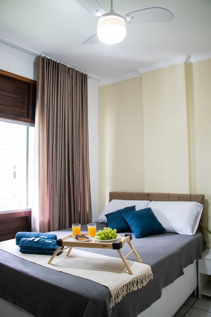 Apê Barra 1/4 Top + Ar Cond. + Garagem! - Barra