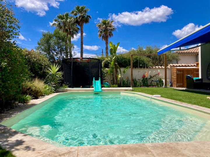 Villa Familiale, 4 Chbres, 3 Sdb, Piscine Chauffée - La Ciotat