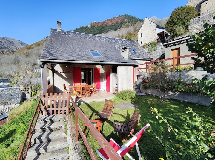 Charmante Maison Dans Le Village D'aulon - Saint-Lary-Soulan