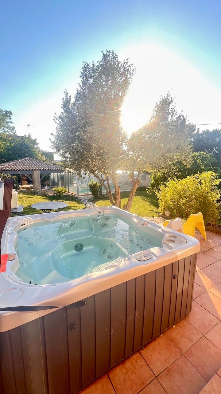 Maison Coup De Cœur Avec Spa & Piscine –Aix 10 Min - エクサン・プロバンス