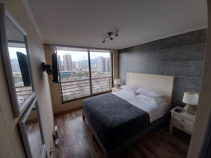 Centro, Wifi, Smart Tv, Gym - Santiago