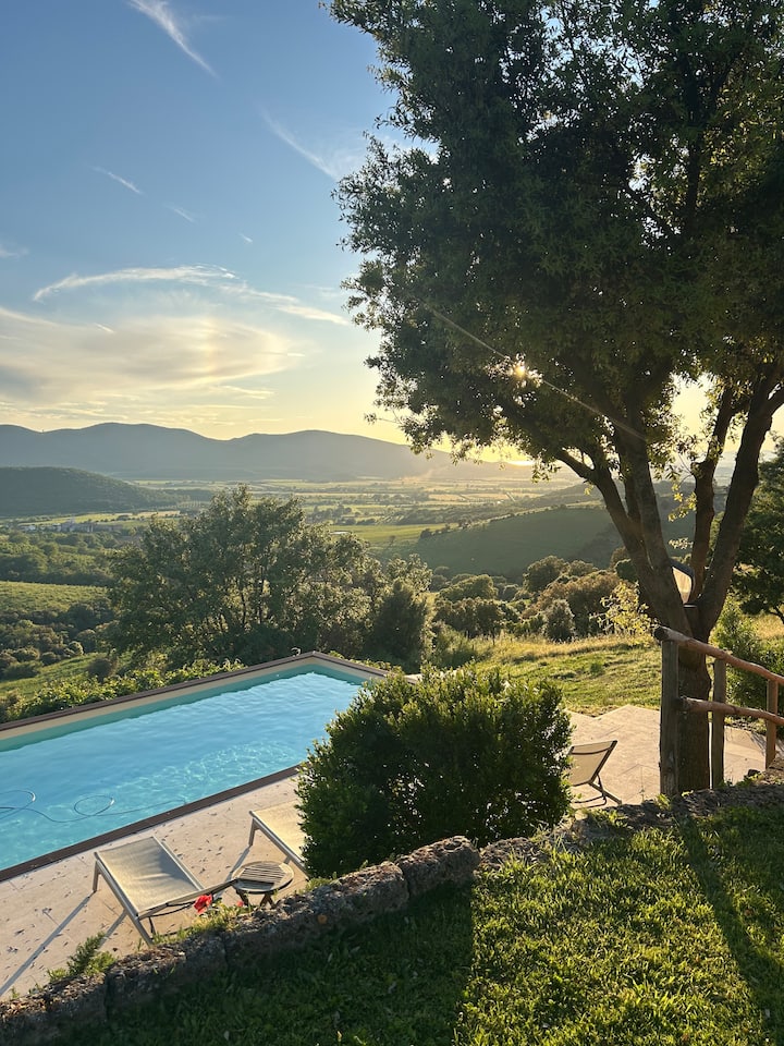 Podere Cavone Villa La Vigna Una Vista Mozzafiato - Italie