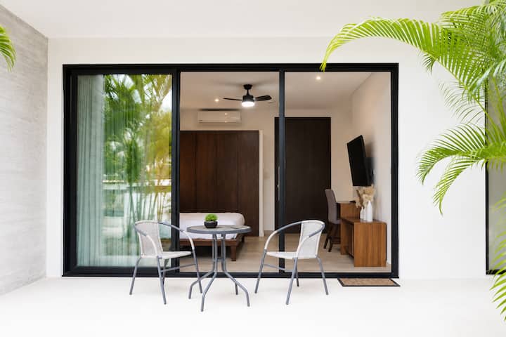 Boho Chic Studio! Panoramic - 360° Pool - Tulum