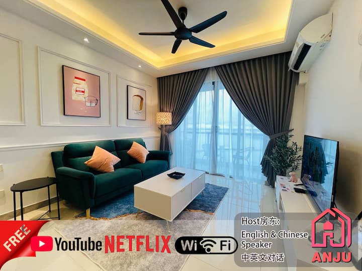 Amazing Sea View 1br Unit At R&f Princess By Anju - Woodlands