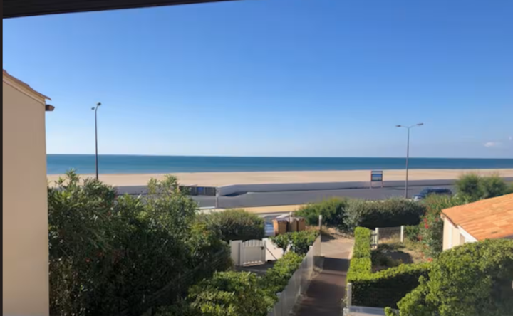 Vue Mer Exceptionnelle  Plage à Pied  Parking - Gruissan