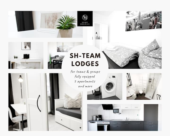 Sh Lodges: 3 Business-apartments  Für Gruppen - Duisburg
