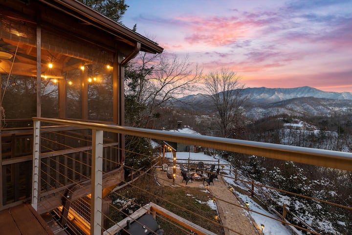 Mtn Views! Hot Tub, Fire Pit, Close To Dt Gatlinbu - Gatlinburg, TN