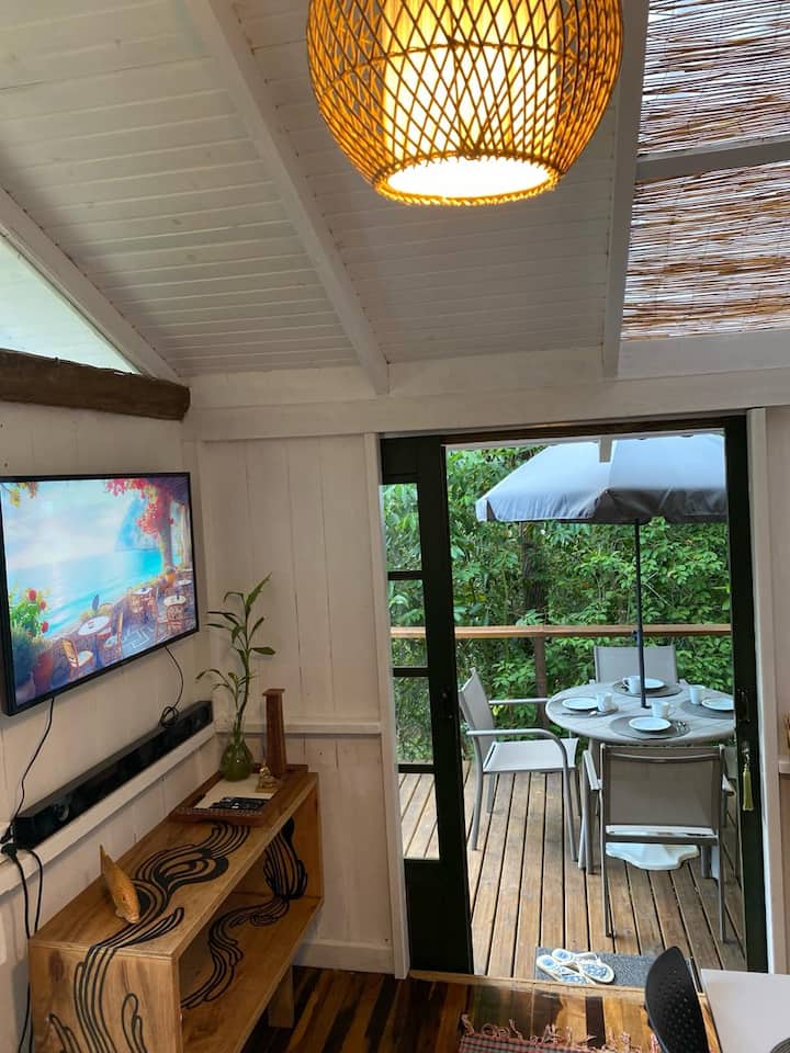 Casa Romântica Com Mini Spa, Lounge E Natureza - Garopaba