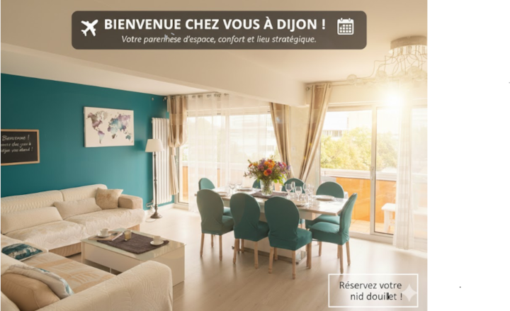 Logement 100m2 -5 Min Parc Des Expositions/congres - Dijon