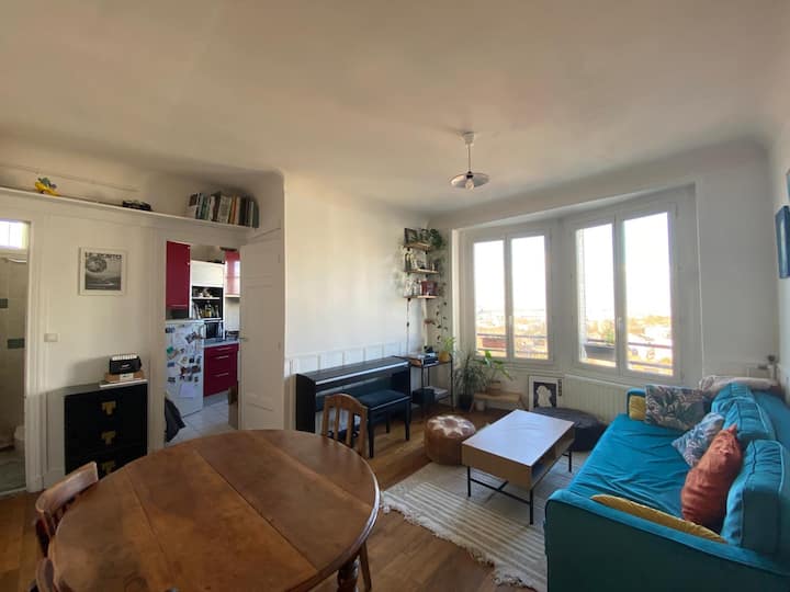 Charmant Appartement Avec Vue Dégagée - Porte de Pantin
