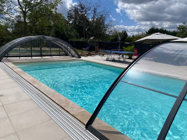 Gîte «&nbsp;Les Lys&nbsp;» Piscine - 4 Pers. - Château de Chambord