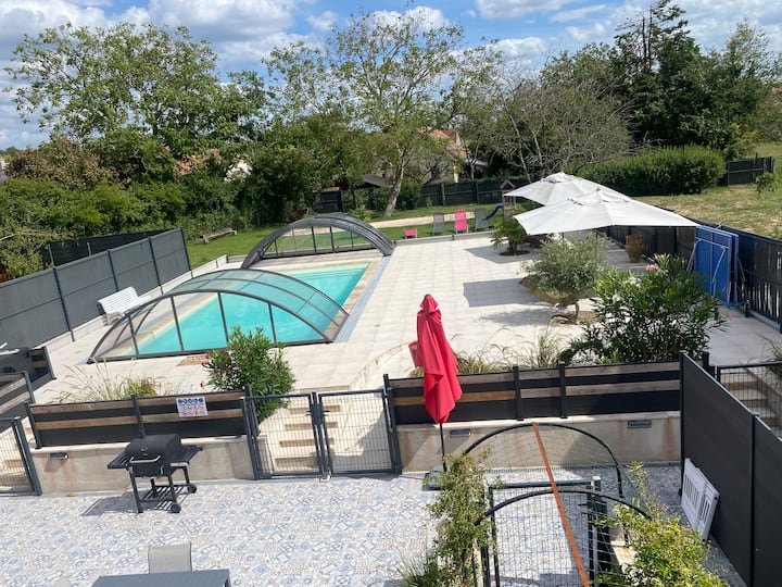 Gîte «&nbsp;Les Lys&nbsp;» Piscine - 4 Pers. - Château de Chambord