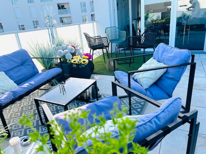 Bel Appartement Avec Terrasse Privée 86m2 - Romainville