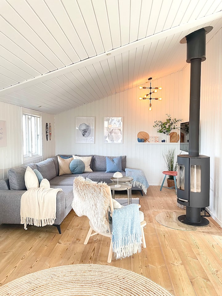 Skønt Strandhus Med Sauna 80 Meter Fra Stranden - Denmark