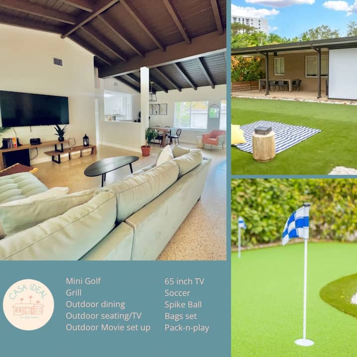 Mini Golf • Outdoor Movies • Miami Family Oasis - Miami