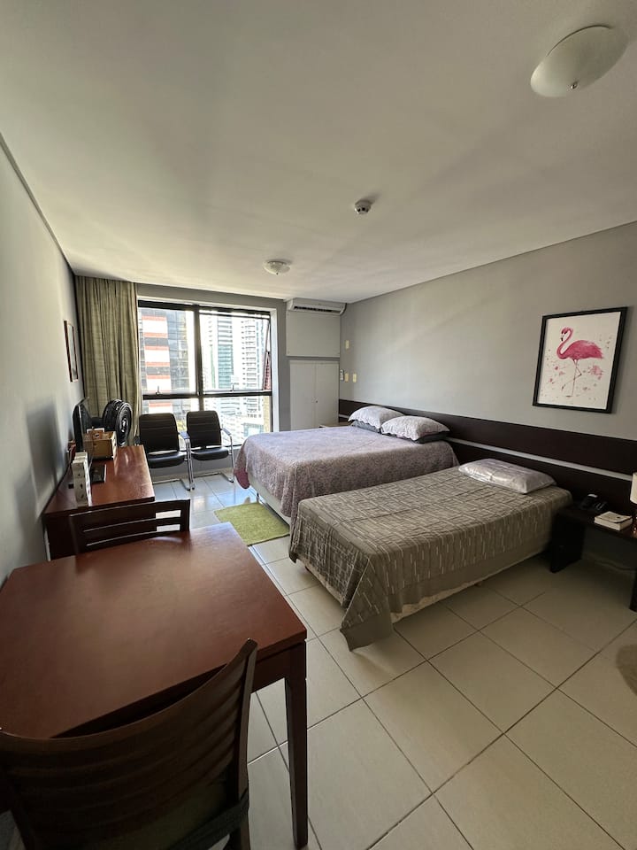 Studio Funcional Em Frente Ao Shopping Salvador - Salvador