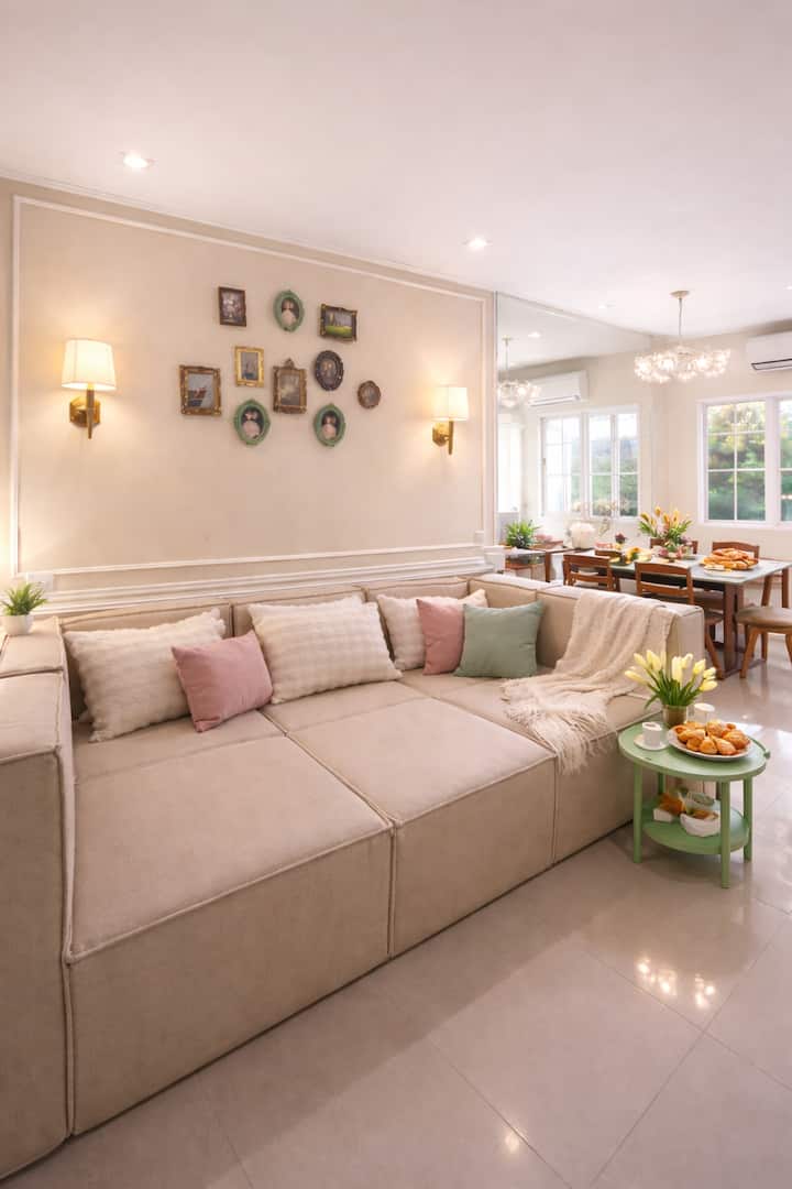 Sleeps 11 | 4br Garden View | Pool & Gym - Bangkok Don Mueang Airport (DMK)