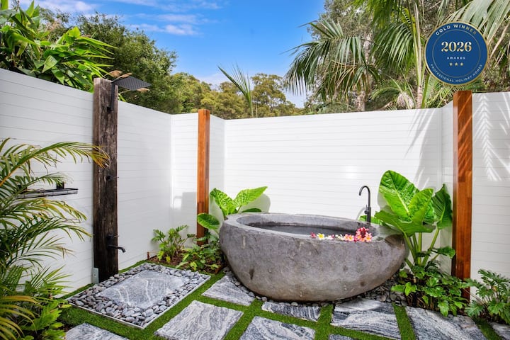 Rest - Pet Friendly With Outdoor Bath - Dangar Island