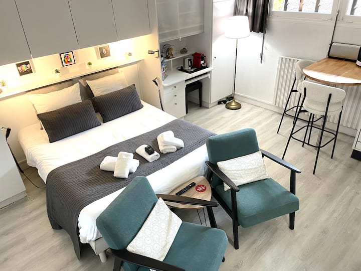 Cosy Studio En Souplex - Plage de Benerville-sur-Mer