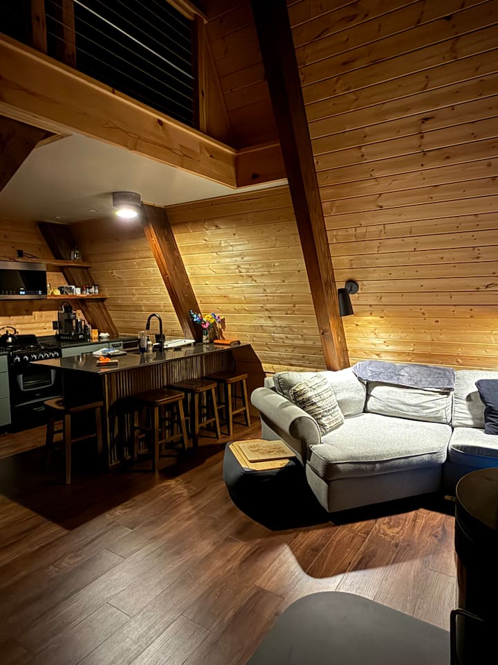 Seeley Oaks A-frame | Couples Winter Getaway - Wisconsin