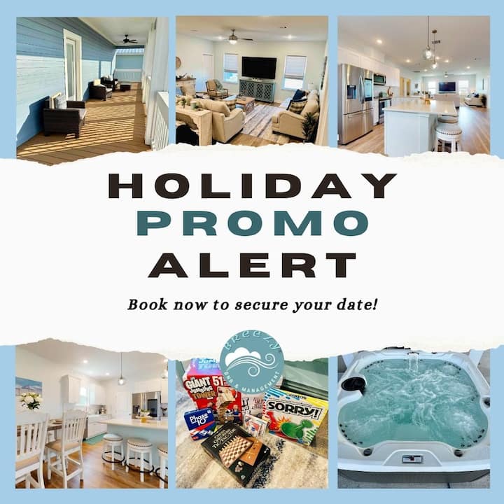 Beachside Cabin | Steps To Beach & Hot Tub Retreat - Galveston, TX