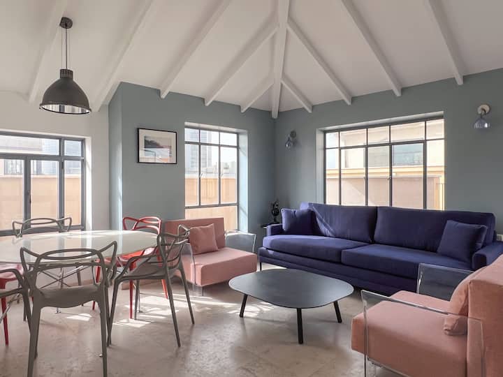 -With Mamad- Neve Tzedek – Unique 4 Bedroom Stay - Tel Aviv