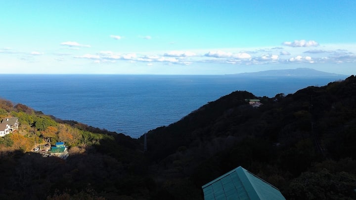 4～10人迄コテージ（wi-fi）bbq　オーシャンビュー熱川温泉 - Izu